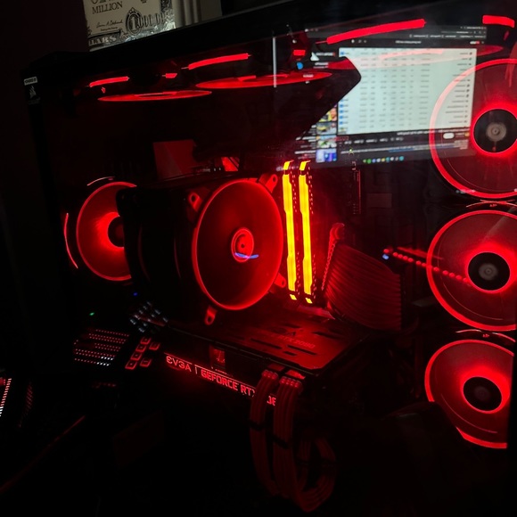 custom | Computers, Laptops & Parts | Alienware 24hz Monitor And Custom ...